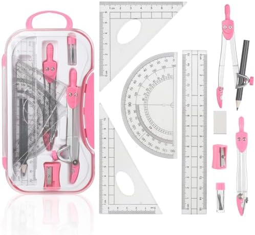 Maths Set | 10Pcs Geometry Sets Maths Sets for Secondary School ...