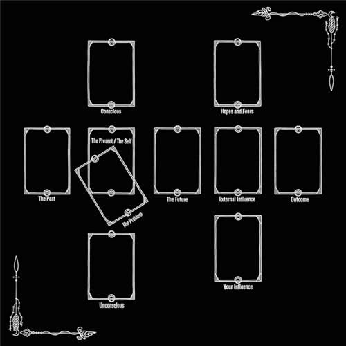 Amazon.com: ZHOUSUFEN Tarots Tablecloth Rune Divinations Table Cover ...