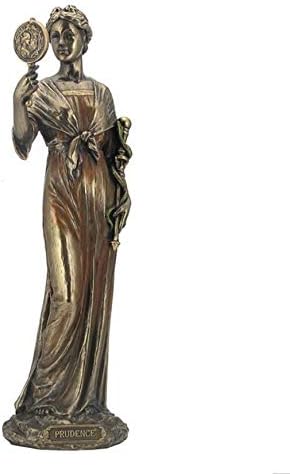 Amazon.com: VERONES 10.75" Cardinal Virtues - Prudence Statue Sculpture ...