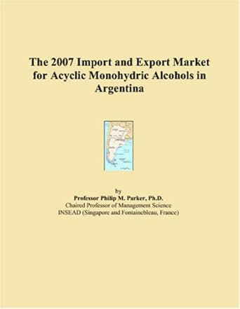The 2007 Import and Export Market for Acyclic Monohydric Alcohols in ...
