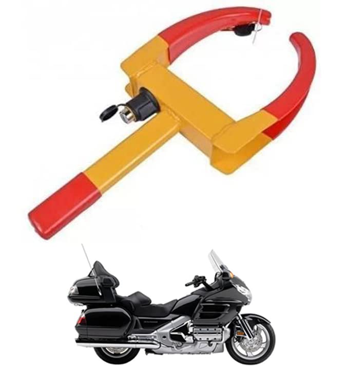 MATIES Heavy Duty/Anti-Theft Wheel Lock Security Clamp for Bajaj-Pulsar ...