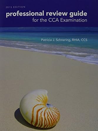 Professional Review Guide for the CCA Examination, 2015 Edition (Book ...