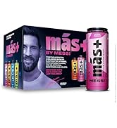 Amazon.com : Más+ by Messi 12oz Variety Pack, Sports Drink & Hydration ...