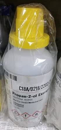 SDFCL IPA Iso Propyl Alcohol 99.0% Pure for Home, 500ML Medical ...