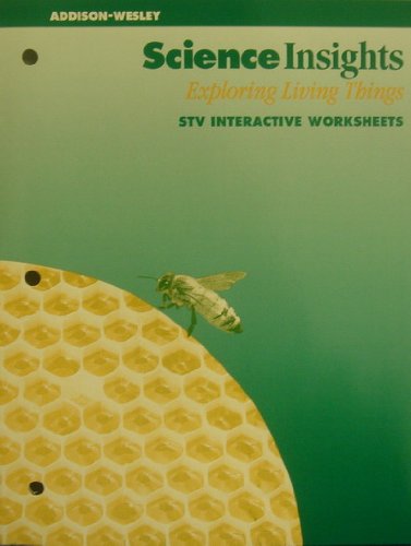 Exploring Living Things STV Interactive Worksheets (Science Insights ...