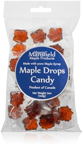Amazon.com : Mansfield Maple Maple Drops Hard Candy Made with REAL ...