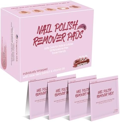 Amazon.com : tenoverten - The Rose Wipes Acetone-Free Nail Polish ...