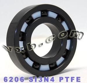 6206 Full Ceramic Bearing Silicon Nitride 30x62x16 Ball Bearings: Deep ...