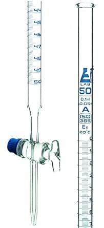 Classe A - Buretta borosilicata da 50 ml – Graduazioni 0,1 ml ...