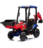 Amazon.com: 24V JCB Ride on Excavator, Ride on Toys for Big Kids with ...