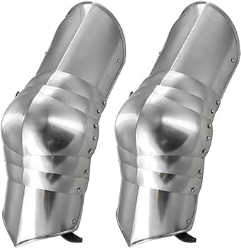 Amazon.com: Medieval Leg Guard Armor Set Knight Crusader Spartan Iron ...