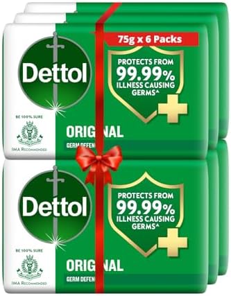 Amazon.com : Dettol Original Bar Soap 100g Each | Pack of 6 : Beauty ...