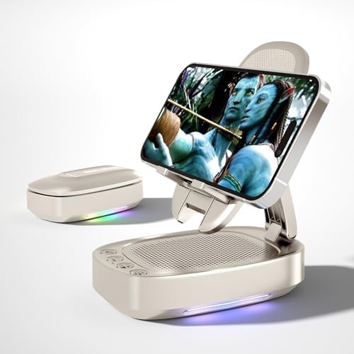 Amazon.com: comiso Cell Phone Stand with Wireless Bluetooth Speaker ...