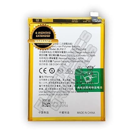 FLIPTRONICS ORIGINALS® BLP817 Battery for Oppo A15 / A3s /A15 2020 ...