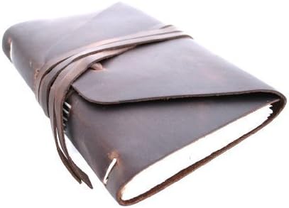 Amazon.com: Rustico Leather Explorer Journal - Hand Made, Dark Brown ...