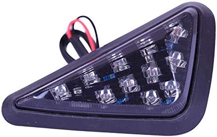 ATORAY Yellow Flush Mount Smoked 9 LED Turn Signal Light Bike Indicator ...