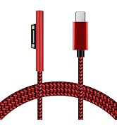 Amazon.com: Sisyphy Surface Connect to USB-C Charging Cable (Black 10ft ...