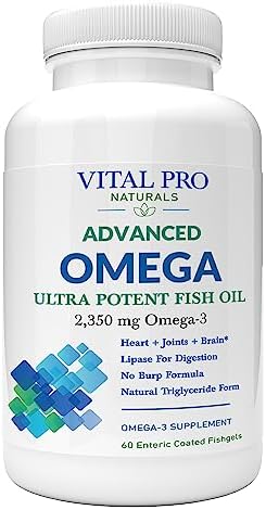 Amazon.com: Vital Pro Naturals - Advanced Omega Ultra Potent Wild Caught Norwegian Fish Oil with ...
