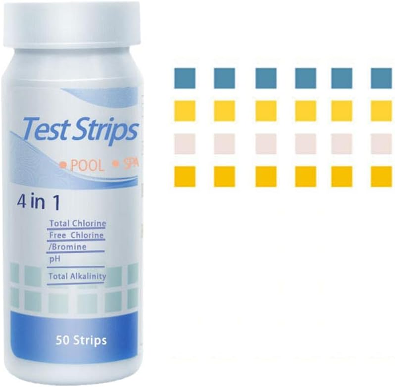 Amazon.com: HFINGAQEX 50Pcs Water Quality 4/5-In-1 Summer Swimming Pool ...