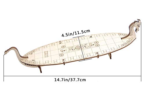 Tabletop RPG 3-Level Ship Battle Terrain, Viking Longship, 2PCS Row ...