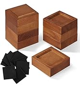 Amazon.com: FASONLA Bed Risers (Set of 8) Furniture Risers Lifts Height ...