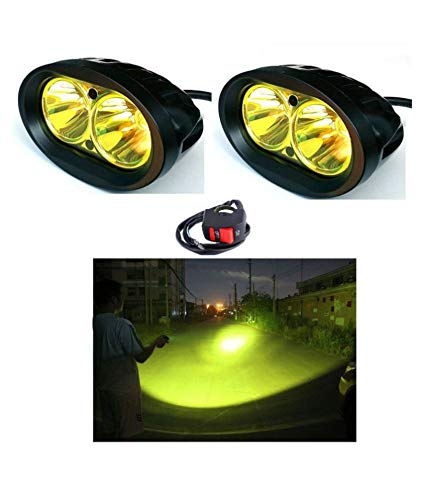 Spedy 2 LED Fog Light For Two Wheelers - Yellowish White Hula47 ...