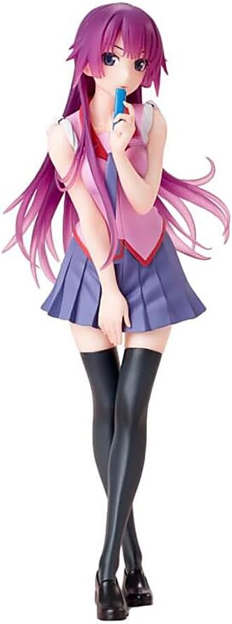 Amazon.com: 17cm Bakemonogatari Senjougahara Hitagi Figure PVC Statue ...