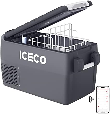 Amazon.com: ICECO APL20 12 Volt Car Refrigerator, 21 Quart (20 Liter ...