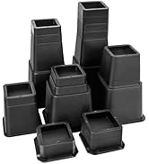 Amazon.com: 16 PCS Adjustable Bed Risers 3, 5 or 8 Inch Heavy Duty ...