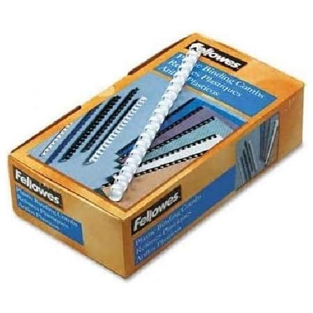 Fellowes A4 14 mm Plastic Binding Combs for Comb Binding Machine, Binds ...