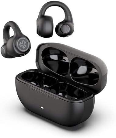 Amazon.com: JLab Flex Open Earbuds, Black, Clip-on Cuff Design ...