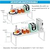 Amazon.com: Wobmmi Expandable Spice Rack,Stackable Storage for Cabinet ...