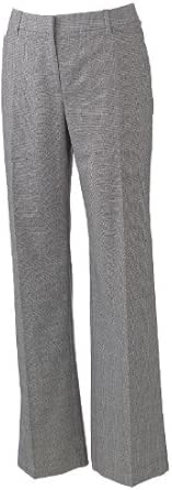 212 Collection Plaid Straight-Leg Pants at Amazon Women’s Clothing store
