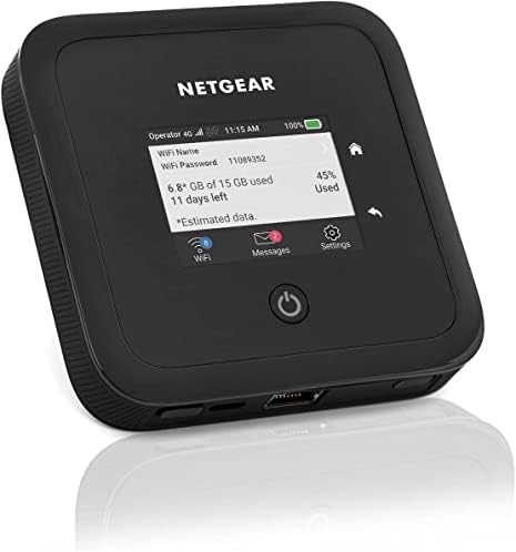 NETGEAR 5G Router mit SIM-Karte & WiFi 6 | M5 WLAN LTE Router 5G Mobil ...