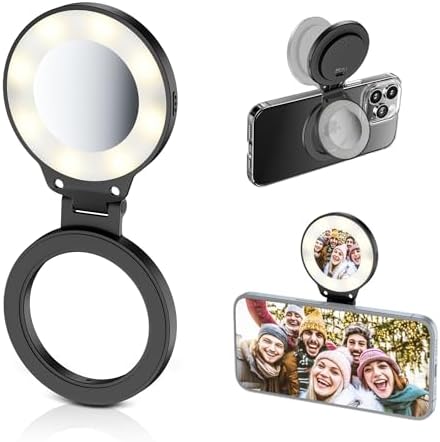 Amazon.com: Phone Selfie Light, Magsafe Magnetic LED Selfie Light, 180 ...