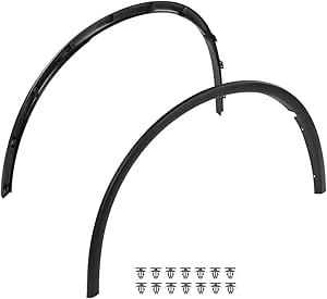 Amazon.com: PIT66 Black Fender Trim Compatible with Dodge Durango 2011 ...