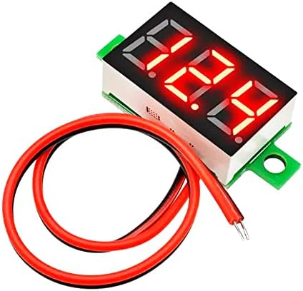 ICSTORE DC Voltmeter Indicator - DC 3.5-30V, LED Display Panel Digital ...