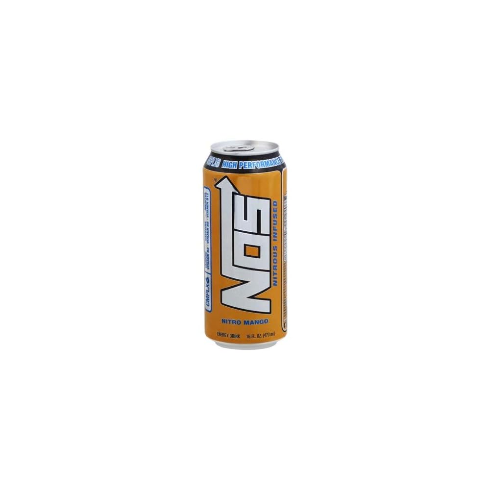 NOS High Performance Energy Drink - Nitro Mango - 12 Pack - 16fl.oz. in ...