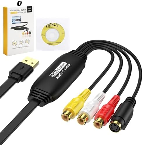 VHS auf USB 2.0 Video Grabber, USB 2.0 Video Capture Card VHS ...