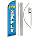 Amazon.com : Pool Supply Windless Banner Advertising Flag & Pole Kit ...