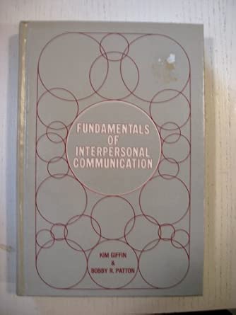 Fundamentals of Interpersonal Communication: 9780060423186: Books ...