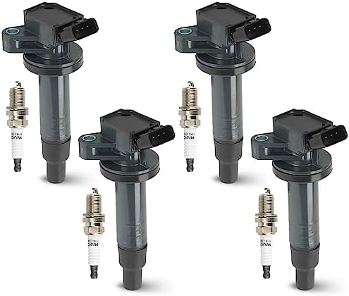 Amazon.com: Hurotoms 4PCS Ignition Coil Pack with 4PCS Iridium Spark ...