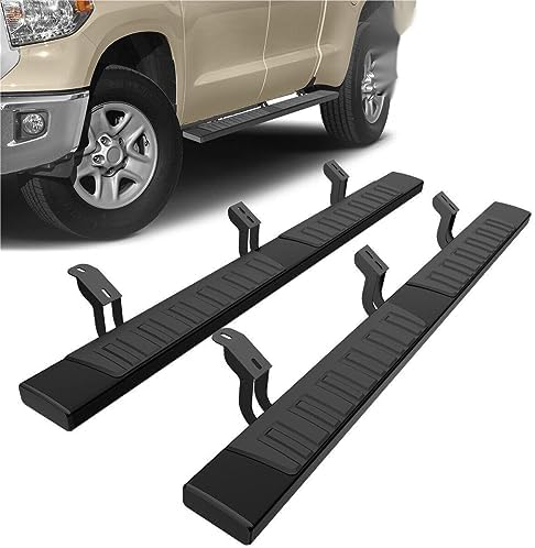 Amazon.com: Aluminum Side Running Boards, Truck Side Steps Nerf Bars L ...