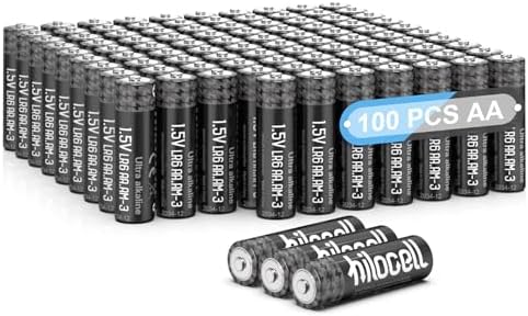 Amazon.com: POWER FLASH AA Batteries with Fresh Date - 100 Count ...