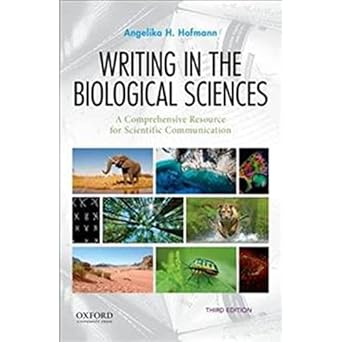 Amazon.com: Writing in the Biological Sciences: A Comprehensive ...