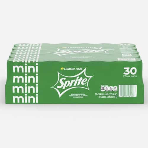 Amazon.com : Sprites Mini Cans, 7.5 fl. oz., 30 Pack : Grocery ...