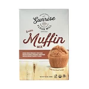 Amazon.com : Heritage Wheat Bran Muffin Mix by Sunrise Flour Mill ...