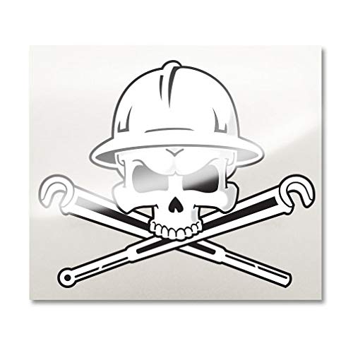 Amazon.com: Oil Refinery Skull Crossbones Valve Wheel Wrench Decal ...
