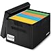 Amazon.com: JUNDUN File Box, Fireproof File Storage Organizer Box with ...