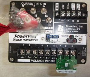 MTWIN3B2A000000 Bitronics PowerPlex digital transducer MTWIN3B 3PH 4W ...